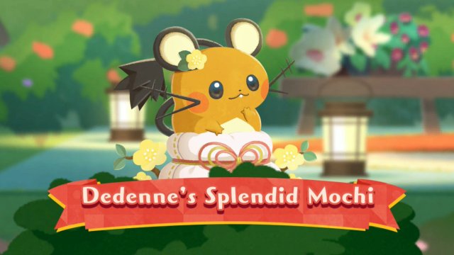 Pokémon Café ReMix - Dedenne's Splendid Mochi