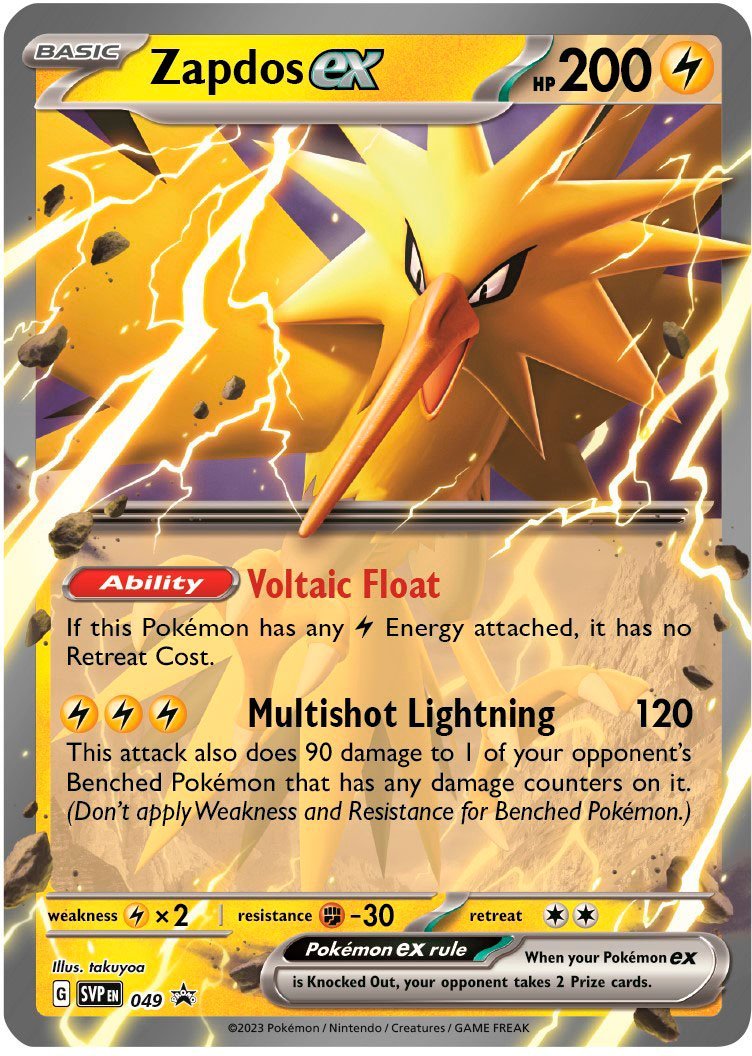 Serebii Pok mon Card Database SV Promos 49 Zapdos Ex Serebii Pok mon Card Database SV Promos 49 Zapdos Ex