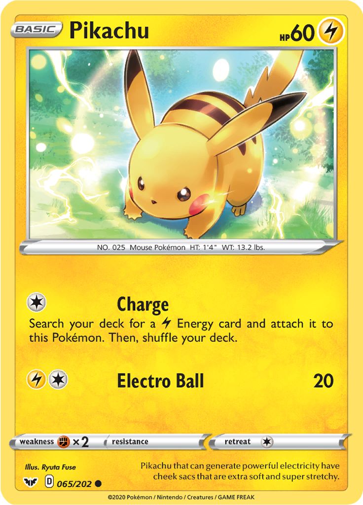 Serebii Pok mon Card Database Sword Shield 65 Pikachu Serebii Pok mon Card Database Sword Shield 65 Pikachu