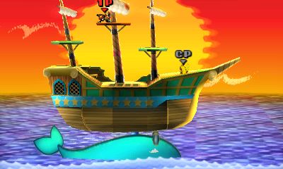 Super Smash Bros. for Nintendo 3DS - Stages - Paper Mario