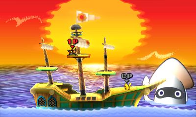 Super Smash Bros. for Nintendo 3DS - Stages - Paper Mario
