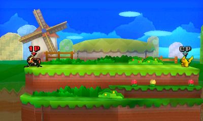 Super Smash Bros. for Nintendo 3DS - Stages - Paper Mario